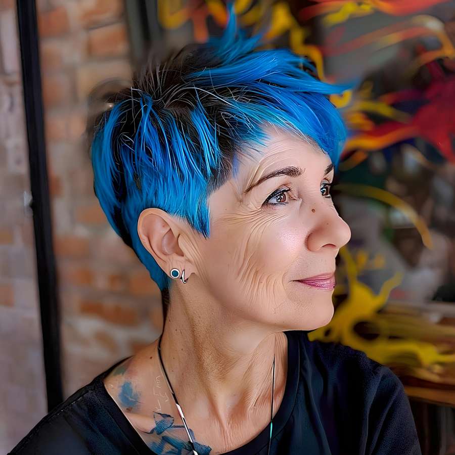 7 Bold Blue Short Hairstyles That Redefine Modern Chic - Short Hairstyles