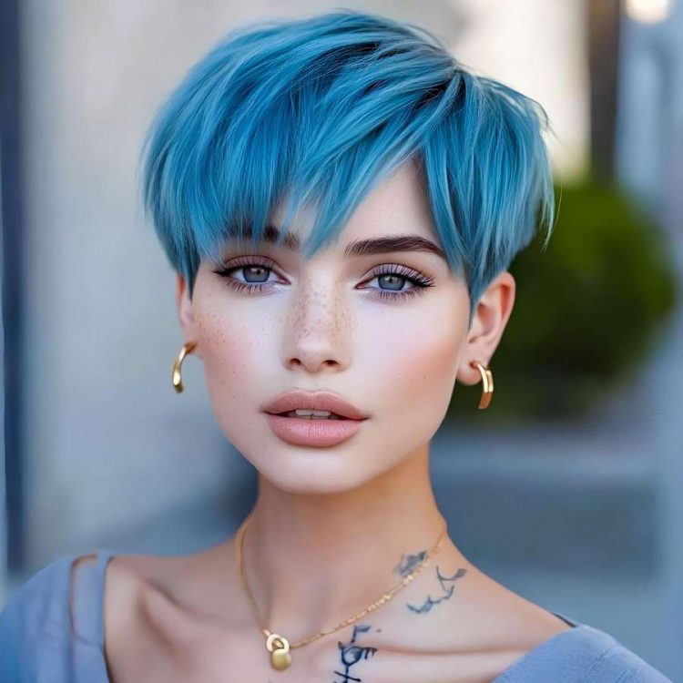 7 Bold Blue Short Hairstyles That Redefine Modern Chic - Short Hairstyles