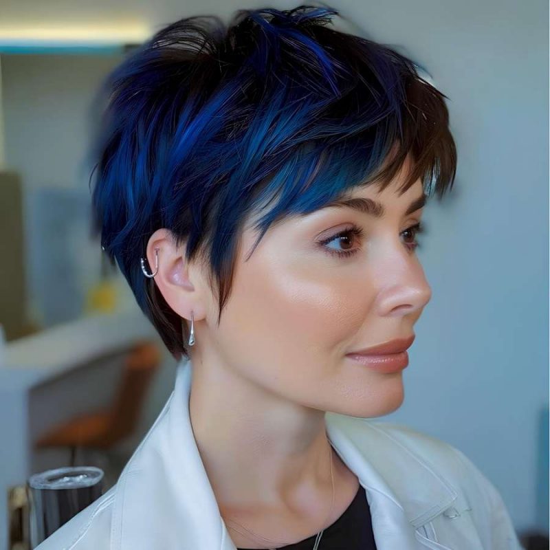 7 Bold Blue Short Hairstyles That Redefine Modern Chic - Short Hairstyles