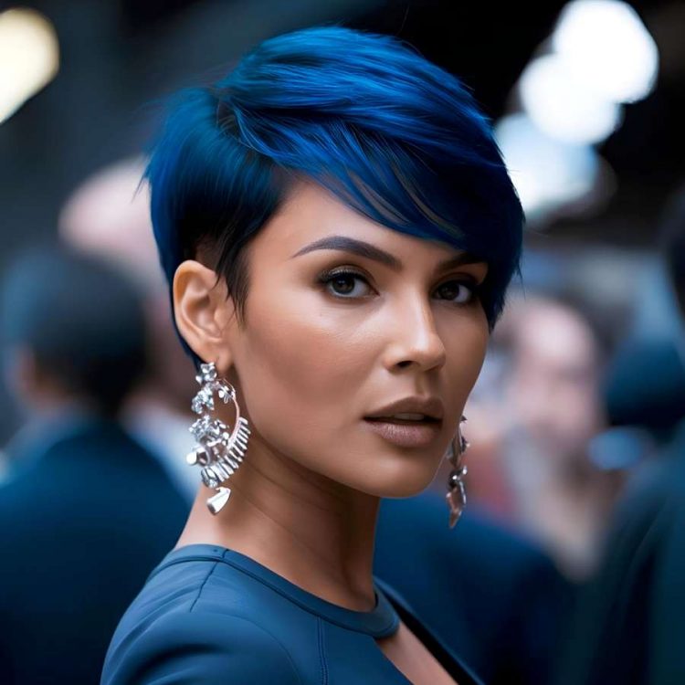 7 Bold Blue Short Hairstyles That Redefine Modern Chic - Short Hairstyles