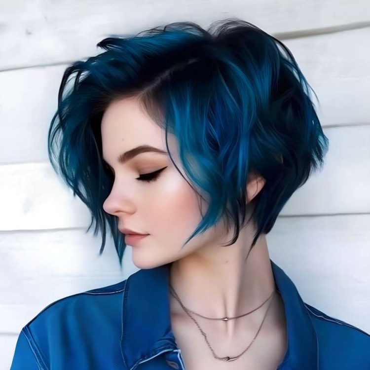 7 Bold Blue Short Hairstyles That Redefine Modern Chic - Short Hairstyles